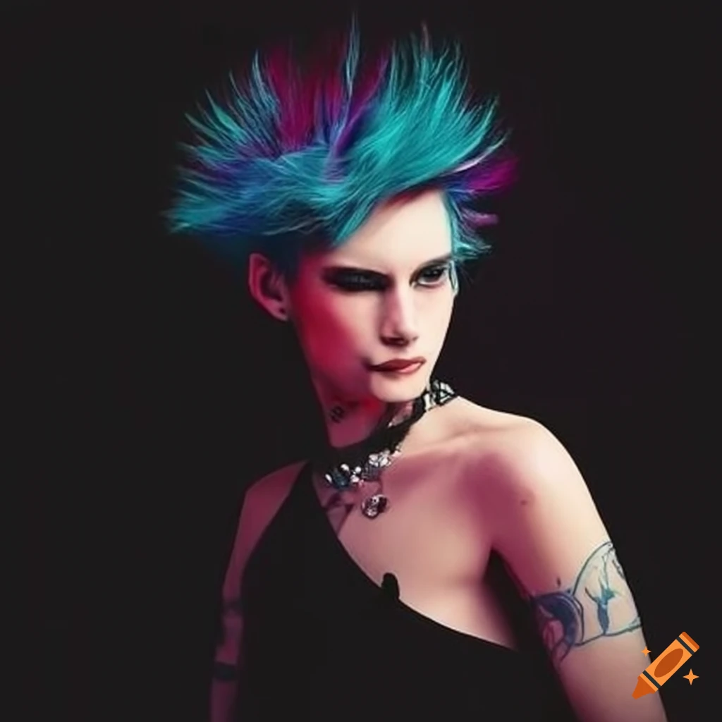 Gender punk inspired fashion design