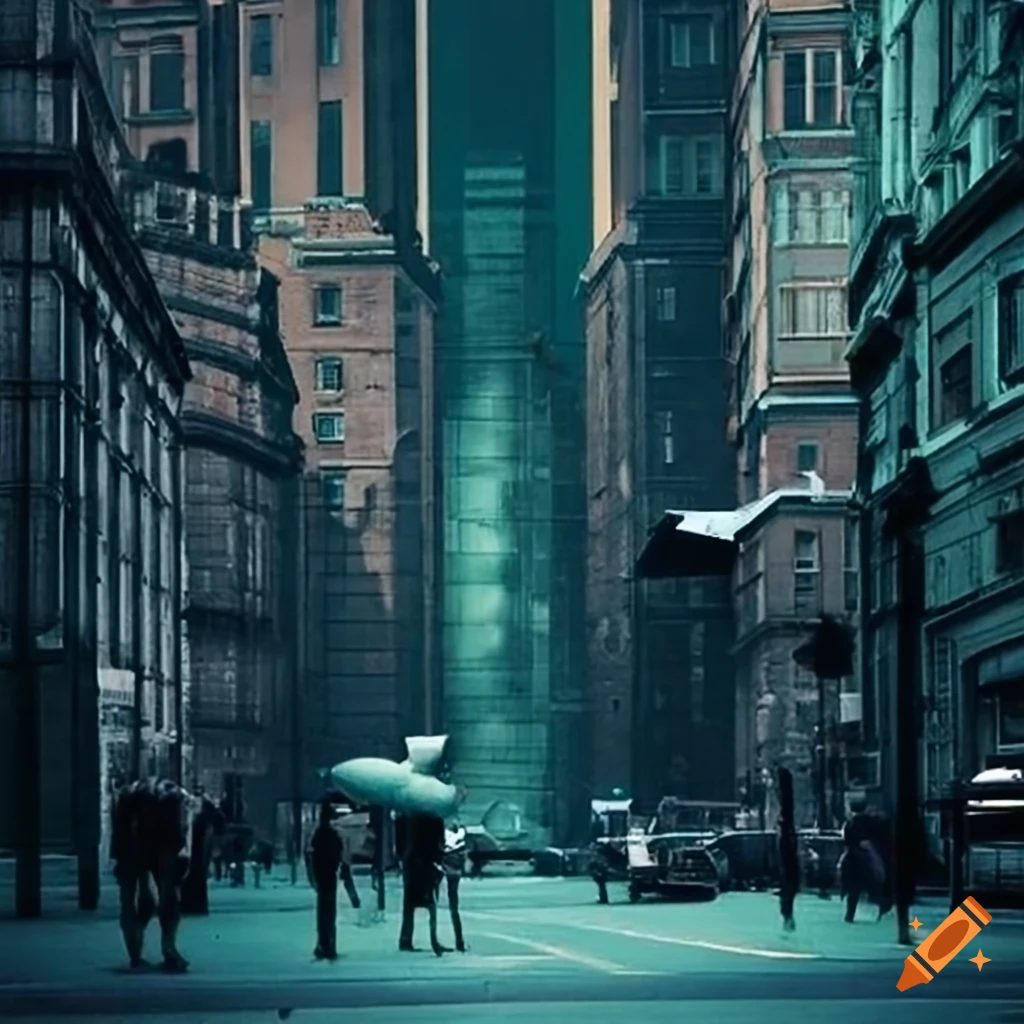 “The isolation of the individual within the modern city. Imagery of ...