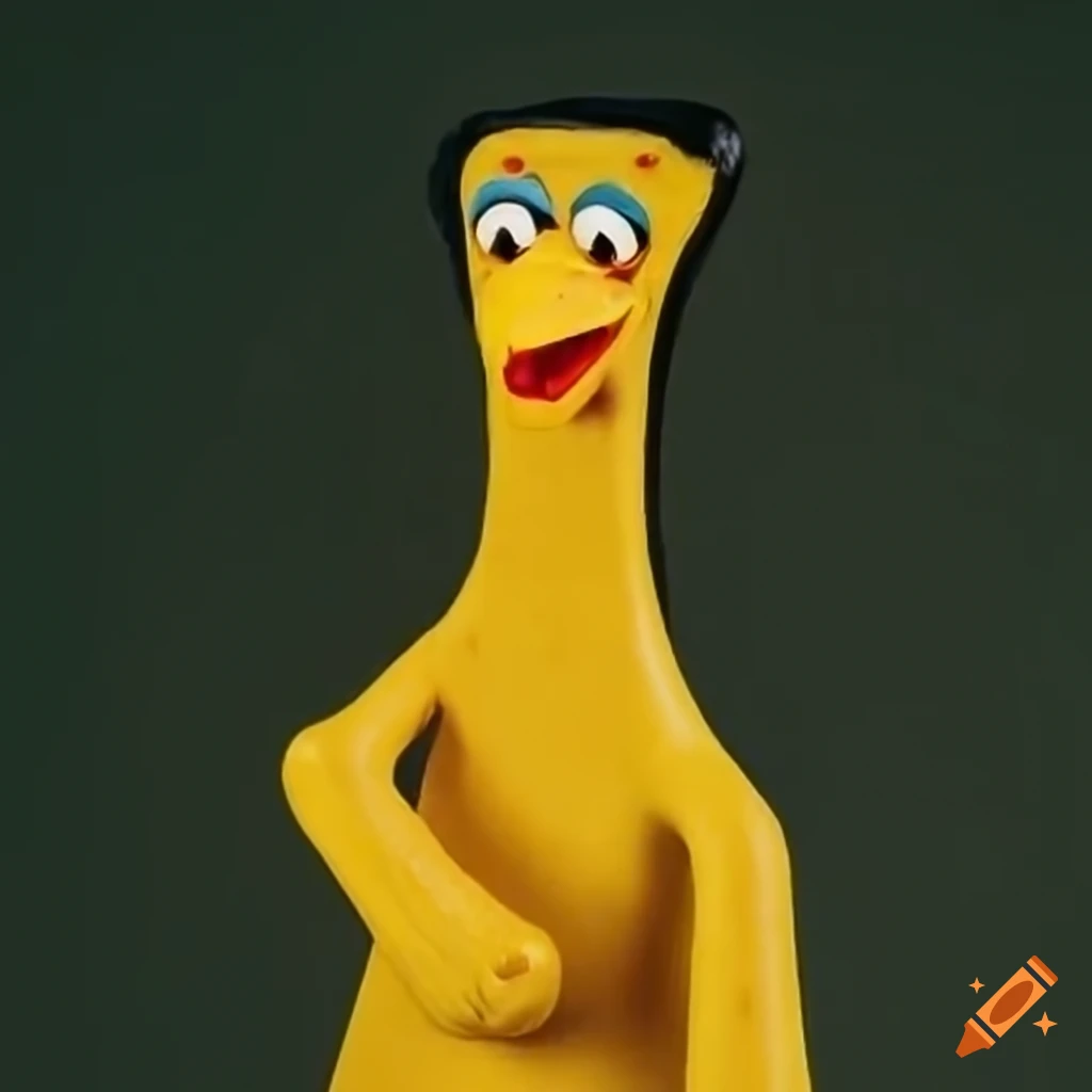 Big bird, gumby