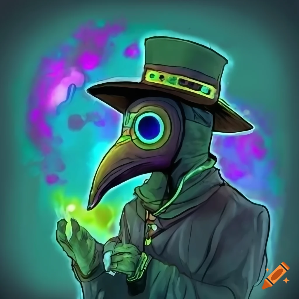 Teal Plague Doctor On Craiyon