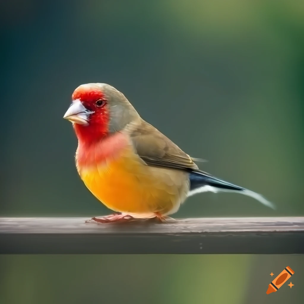 Life like, beautiful, hyper realistic photo of finches, hyper detailed ...