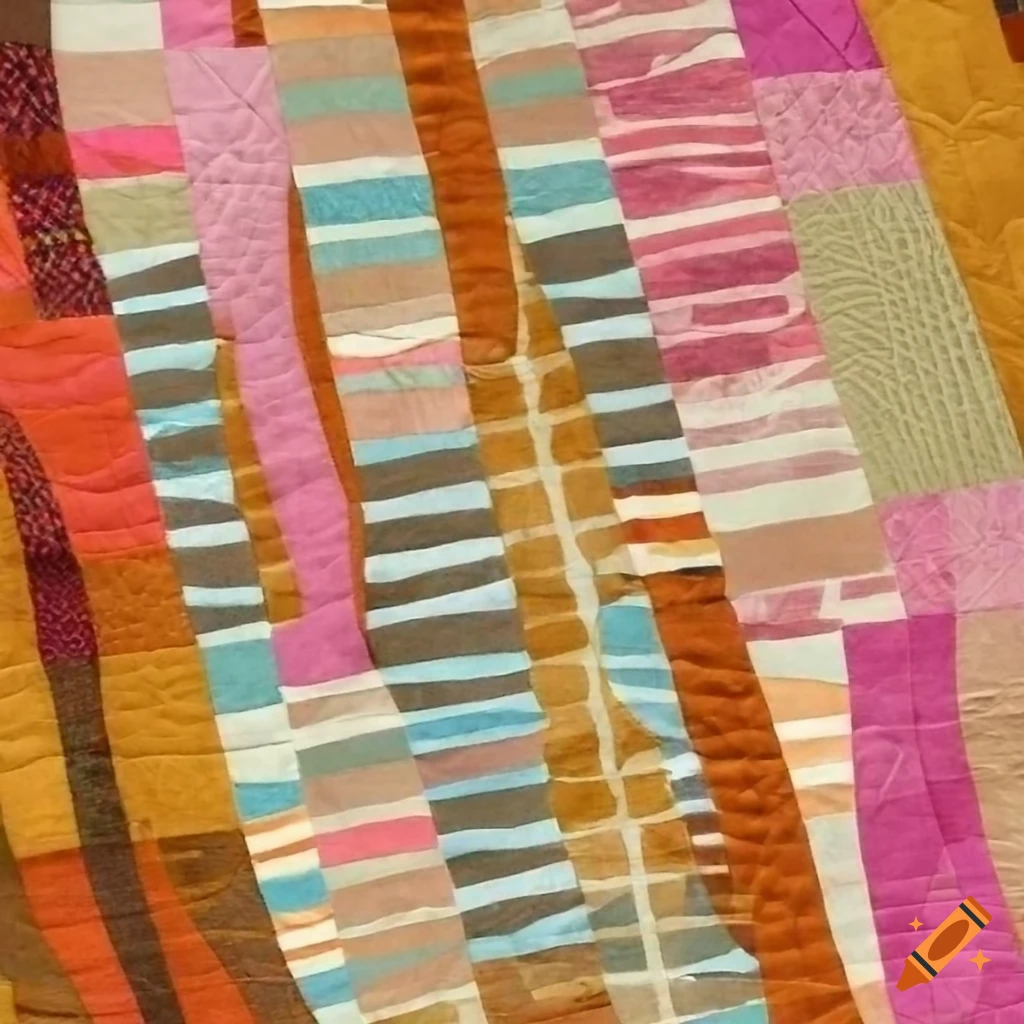Improv quilt, modern quilting guild, art deco inspired fiber art ...