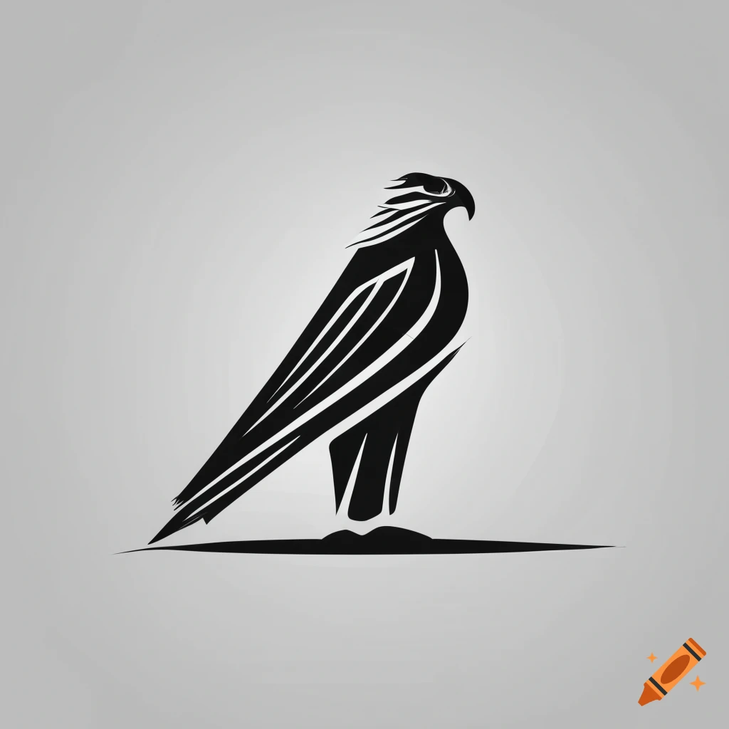 How To Draw A Falcon Logo