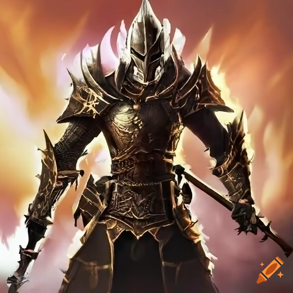 Guild wars knight on Craiyon