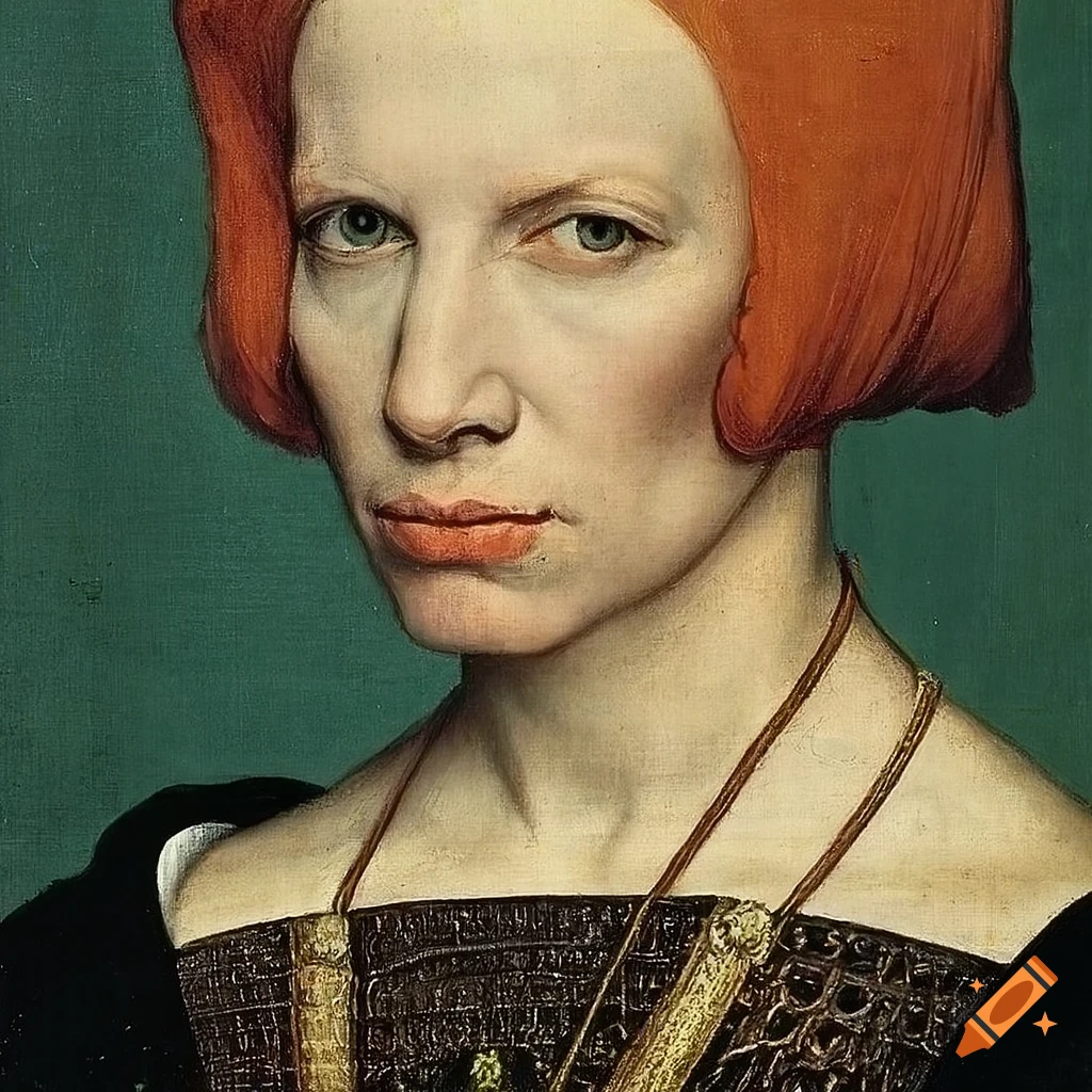 Northern renaissance portrait of annie lennox of eurythmics with heavy ...