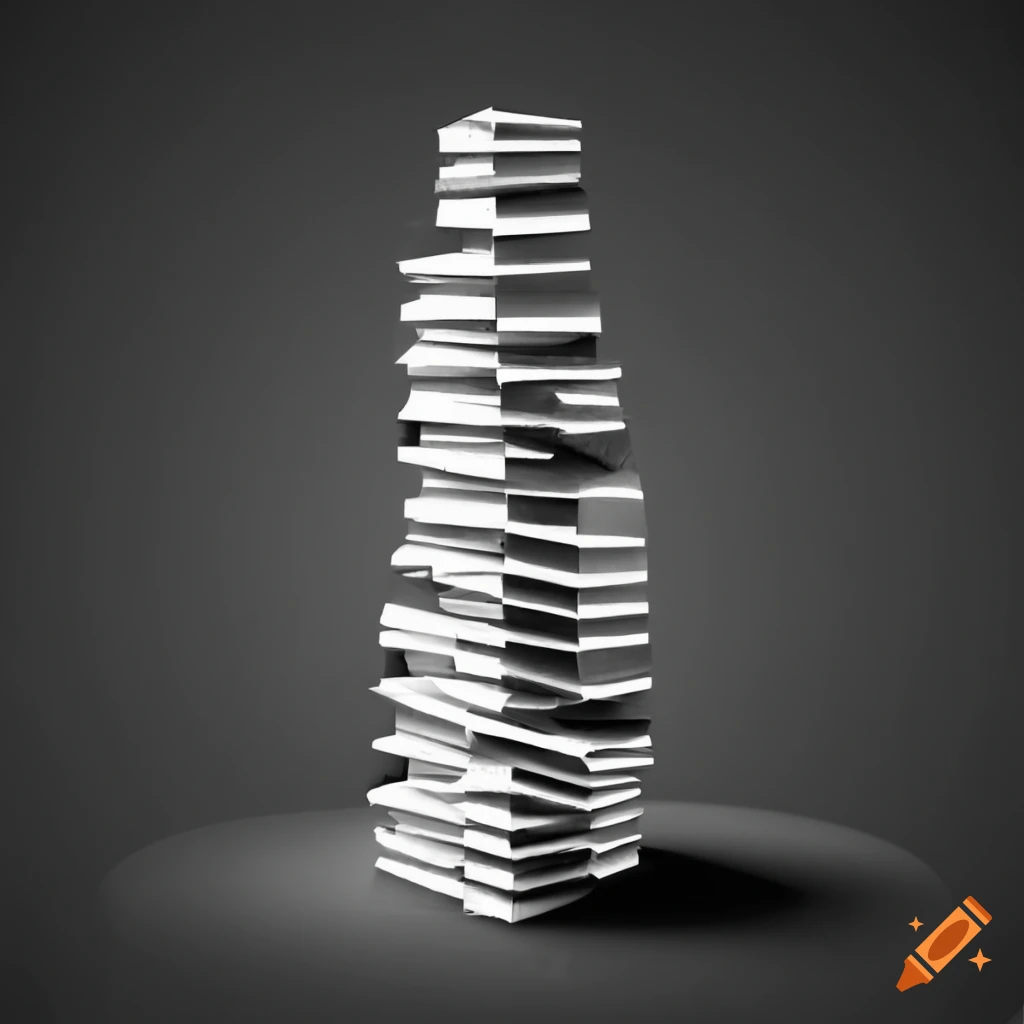 Layers of steal with different thickness stacked together forming an ...