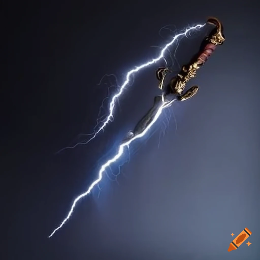 Sword made of lightning