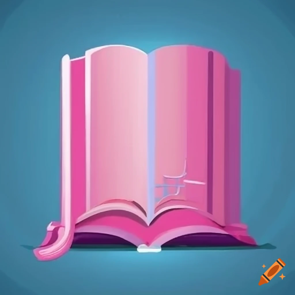 Pink book and house icons