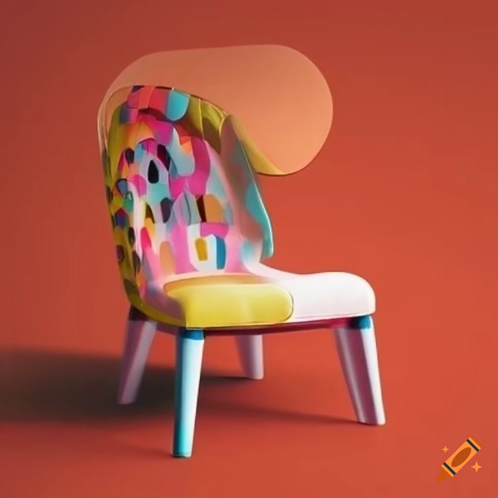 Abstract retro chair