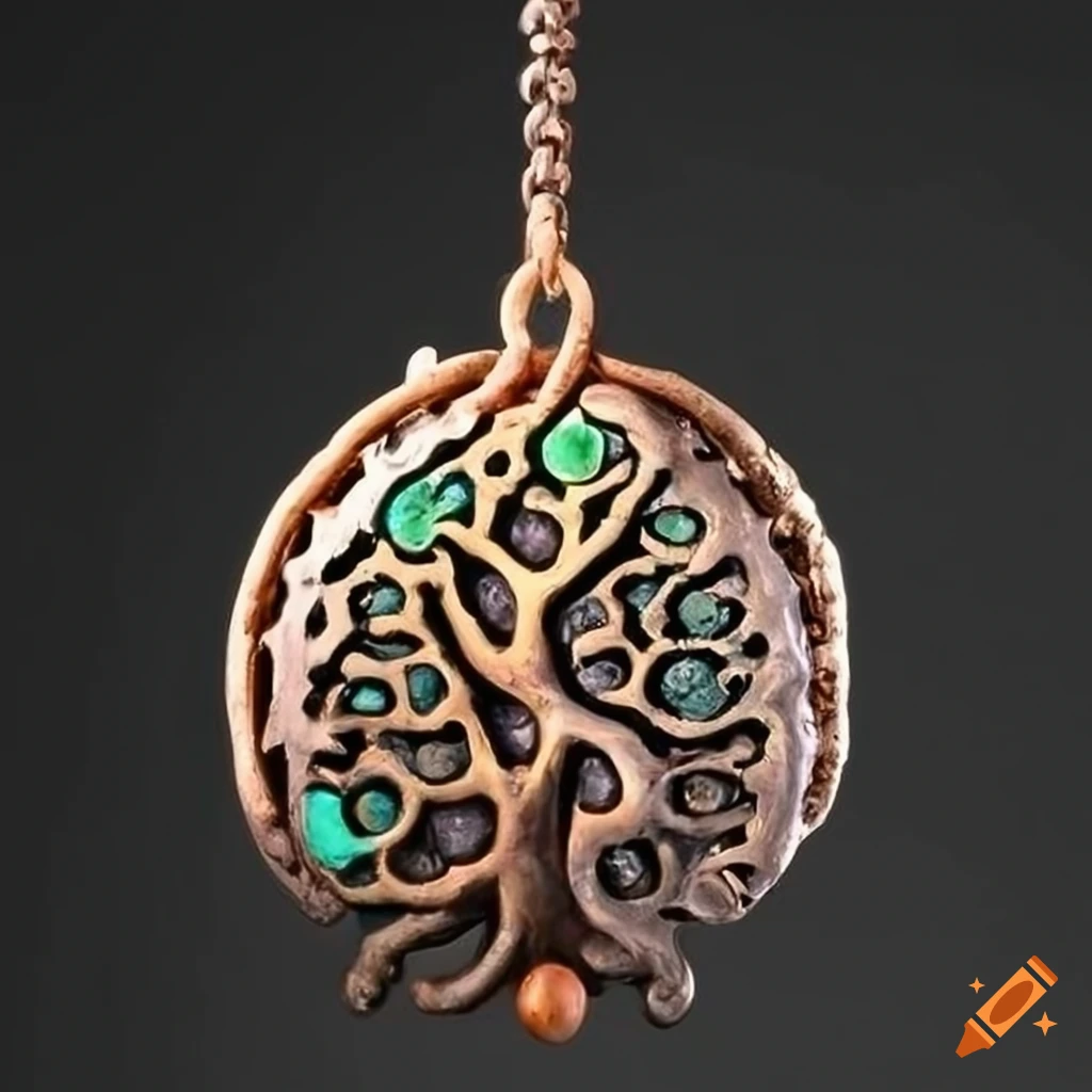 The Ancestral Tree Amulet: Hanging from a sturdy chain, the Ancestral ...
