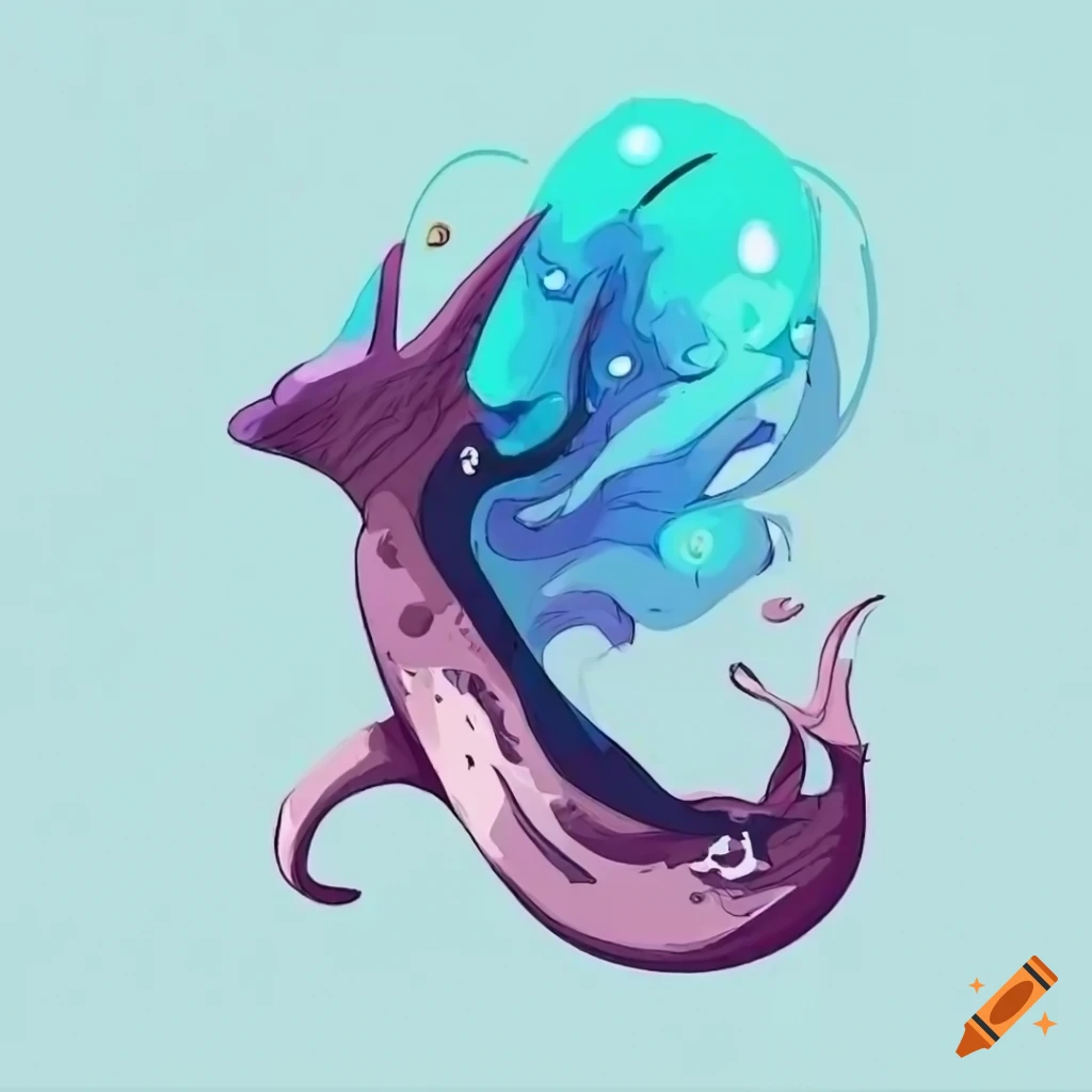 Rain world slugcat on Craiyon