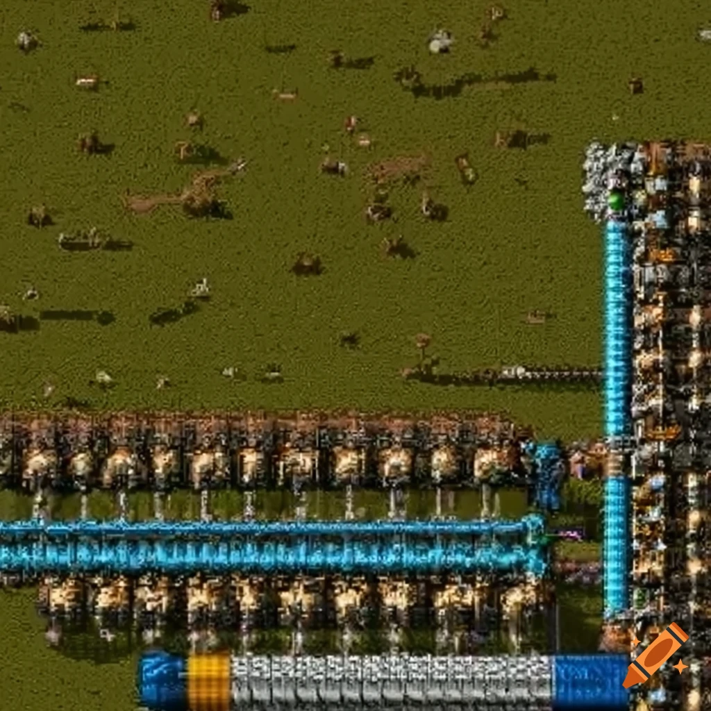 Factorio on Craiyon