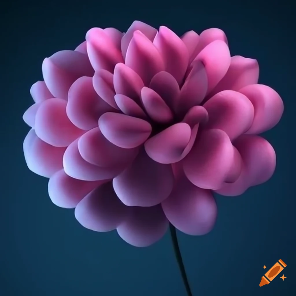 3d flowers on Craiyon