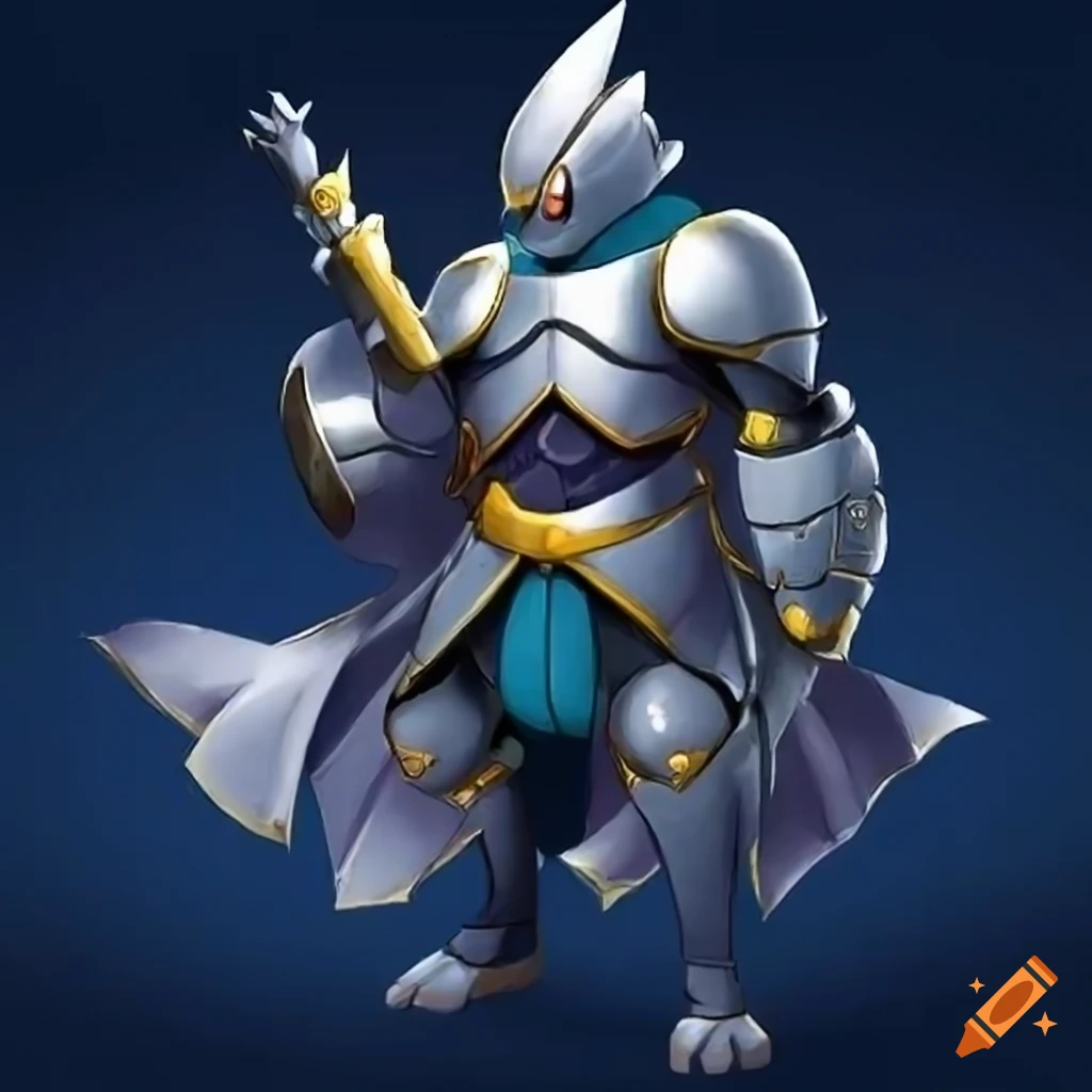 Knight like pokemon on Craiyon