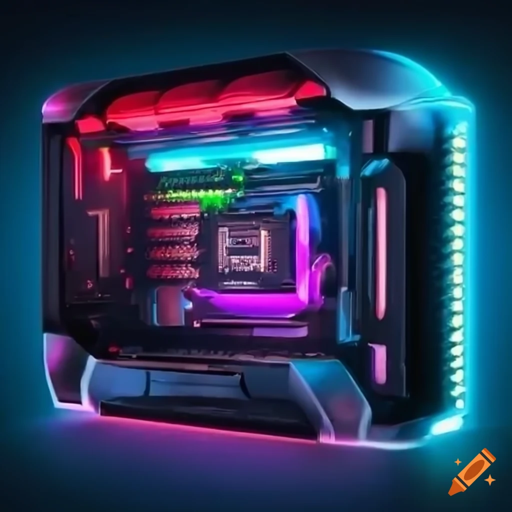 Imagen de una cpu gamer, con refrigeracion liquida, placa de video y ...