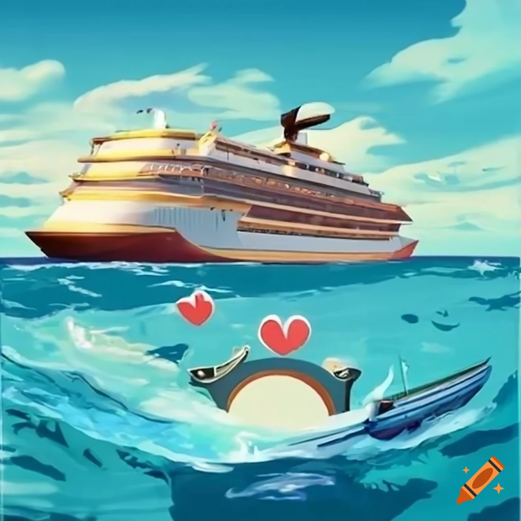 Title: “love boat: uncharted waters with pokémon” top of the poster ...