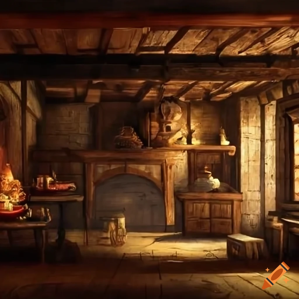 Medieval Cottage Interior