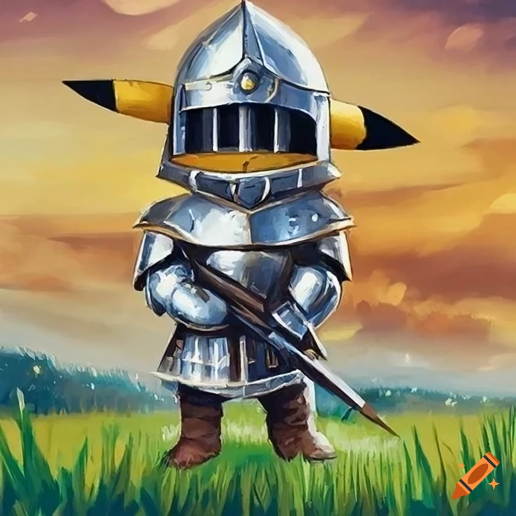 Canvas painting, warm colors, epic scenery, an up close full body shot ...