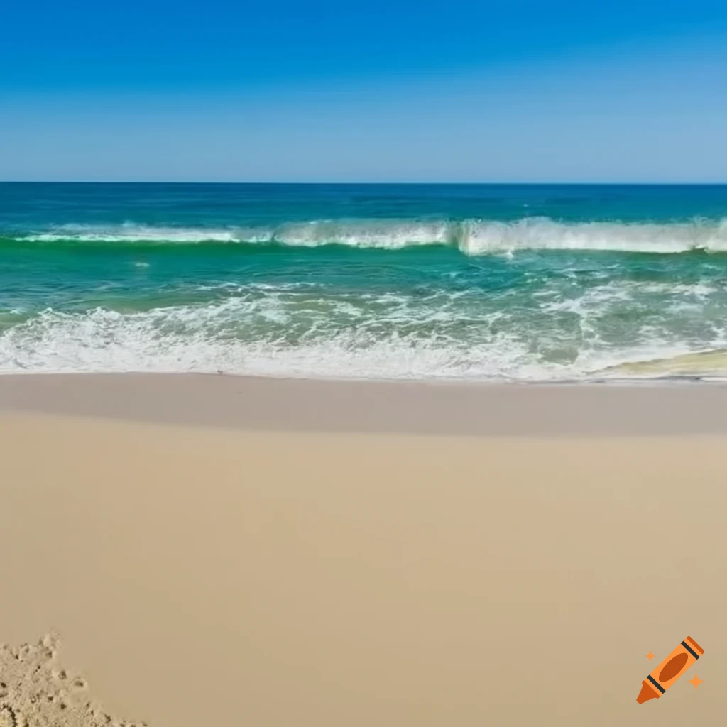 Landscape sea sand