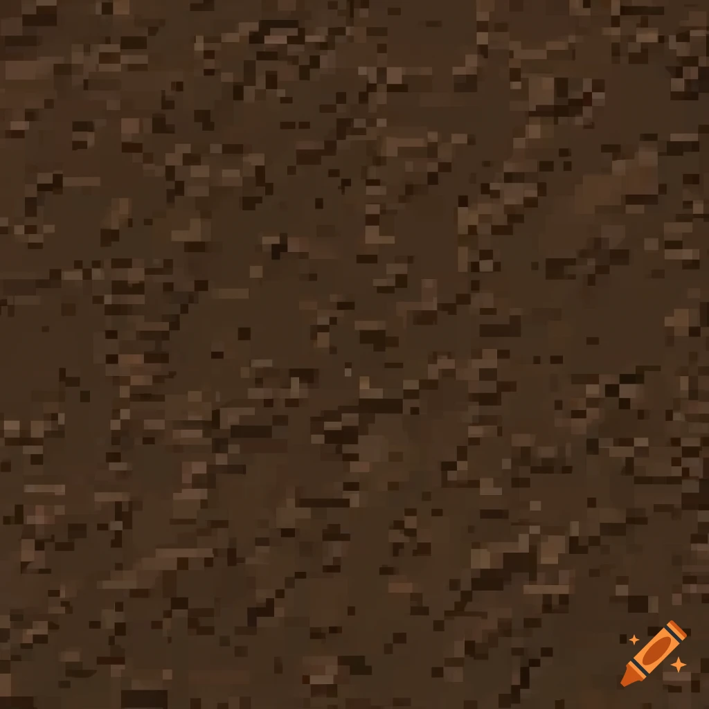Pixelated dirt texture on Craiyon