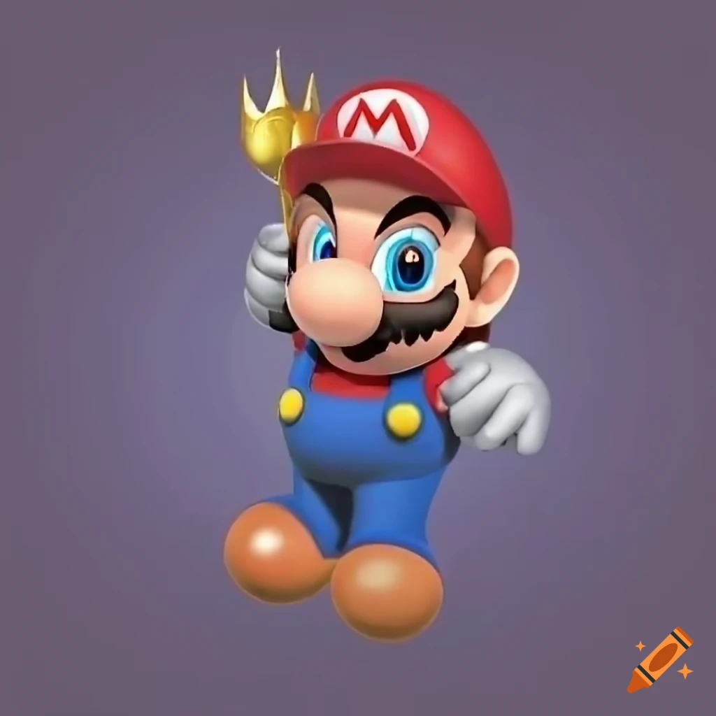 Mario being a king