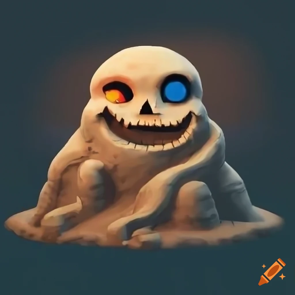 Sand undertale on Craiyon