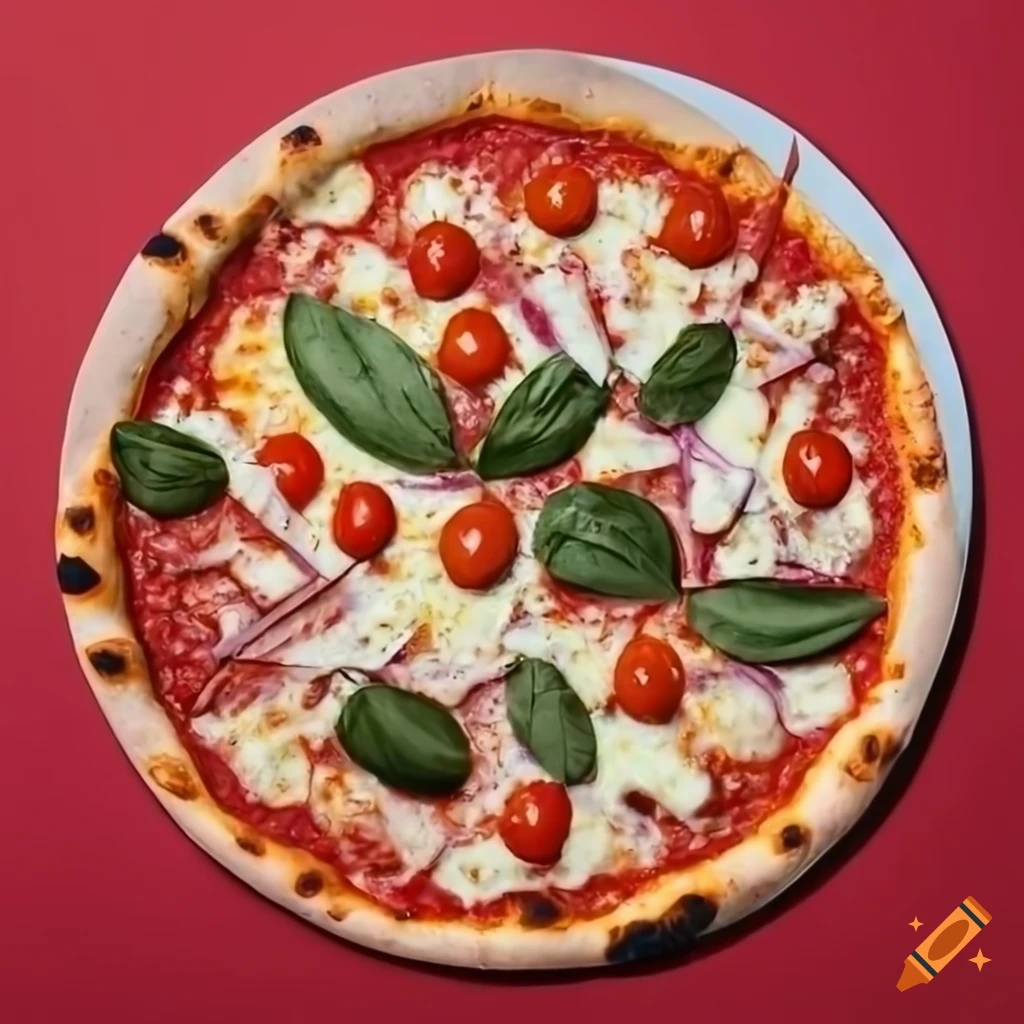 Pizza Background Red