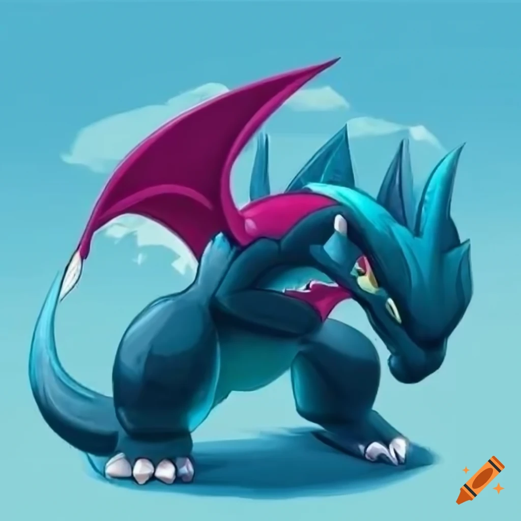 Dragon pokemon on Craiyon