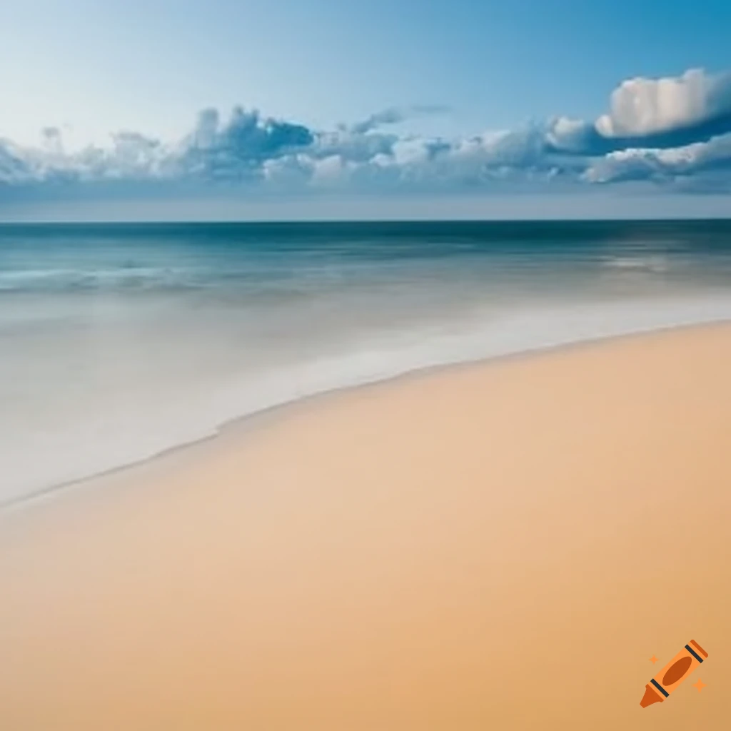 Landscape sea sand