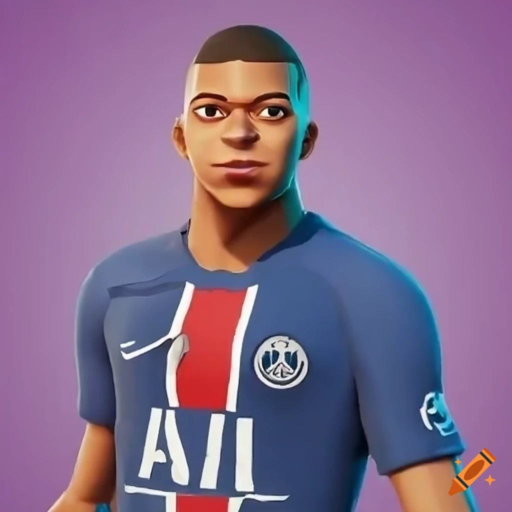Mbappe in fortnite on Craiyon