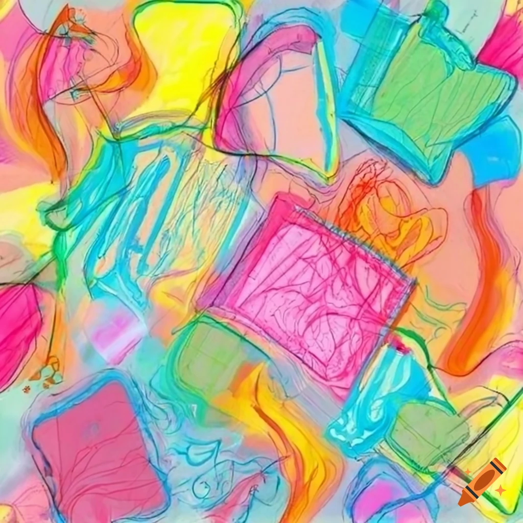 Scrapbook paper. abstract on Craiyon