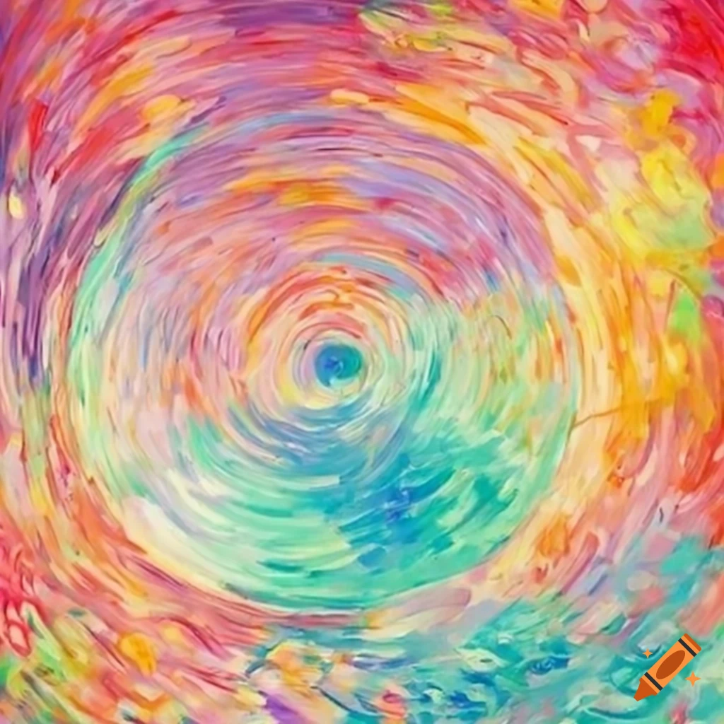 Monet drawing with circles