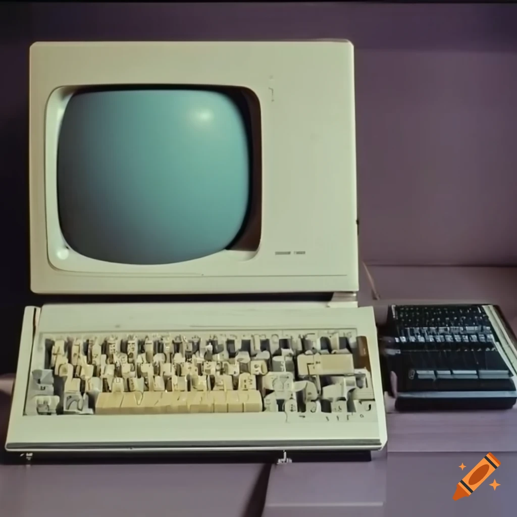 Computer from the 1960's on Craiyon