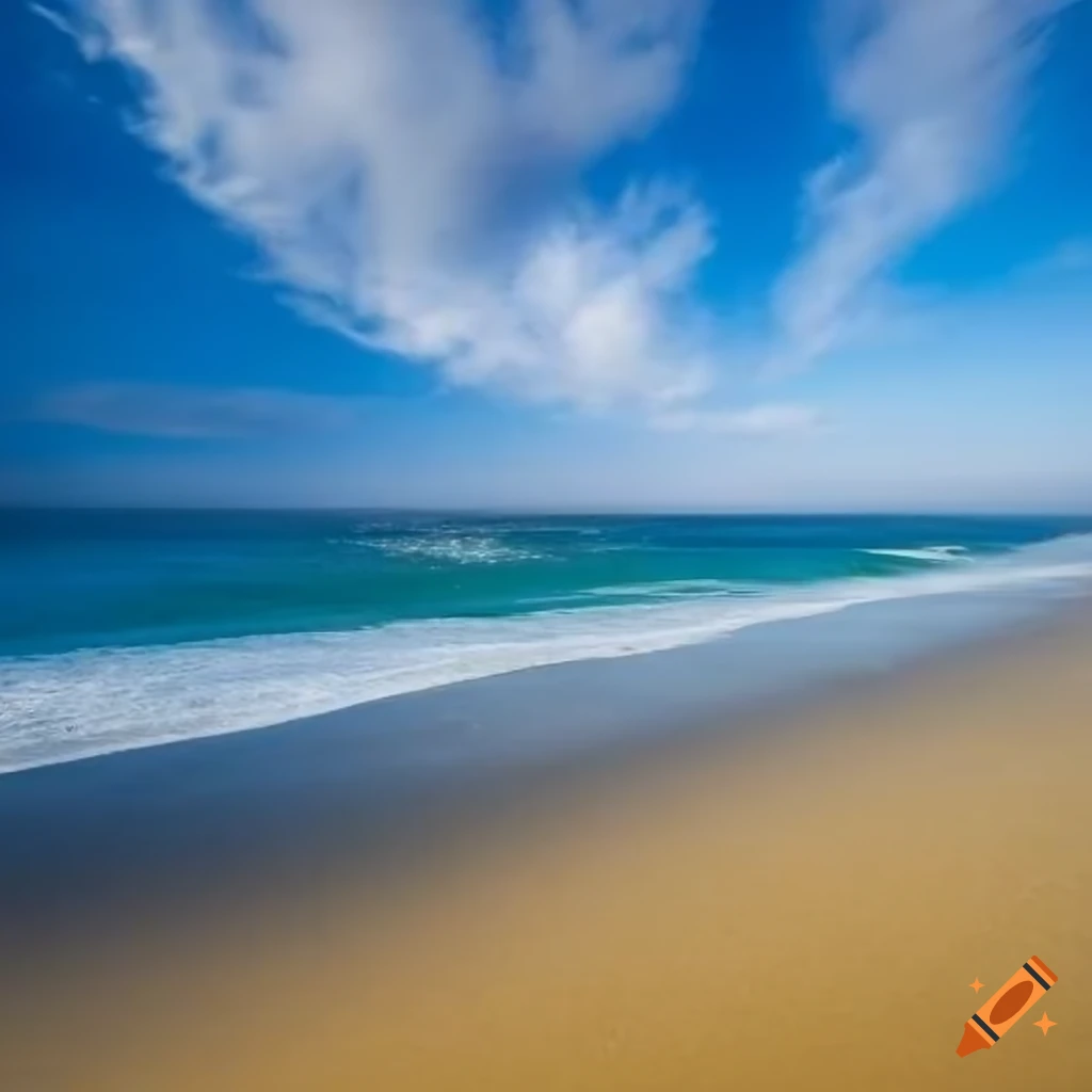 Landscape sea sand