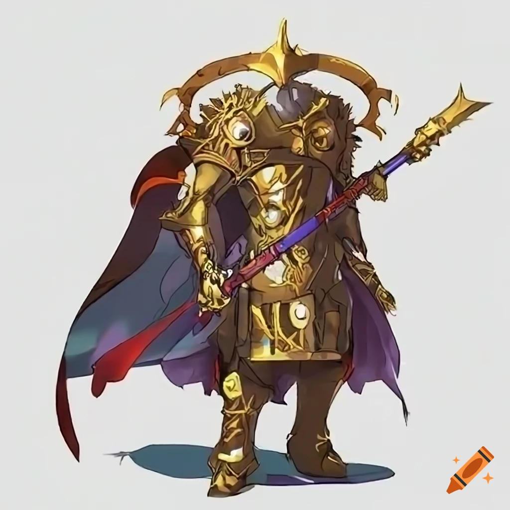 Norse god heimdall in persona 4 artstyle