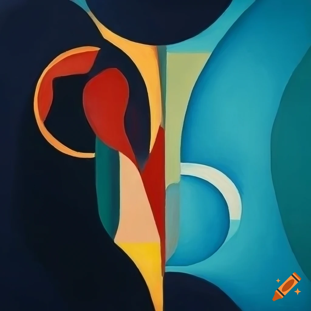Ampersand, an art deco painting by georgia o'keeffe, cgsociety ...