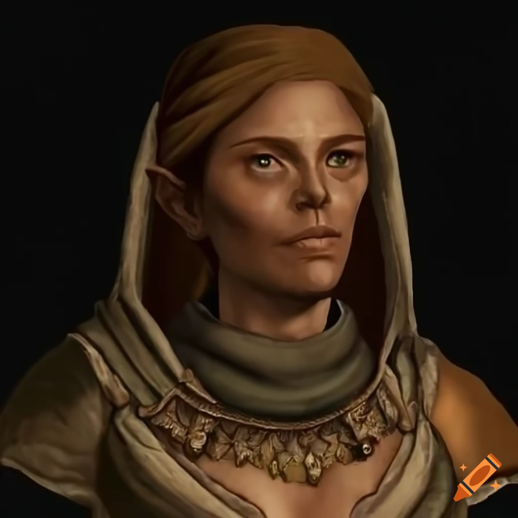 Baldur's gate character portrait on Craiyon