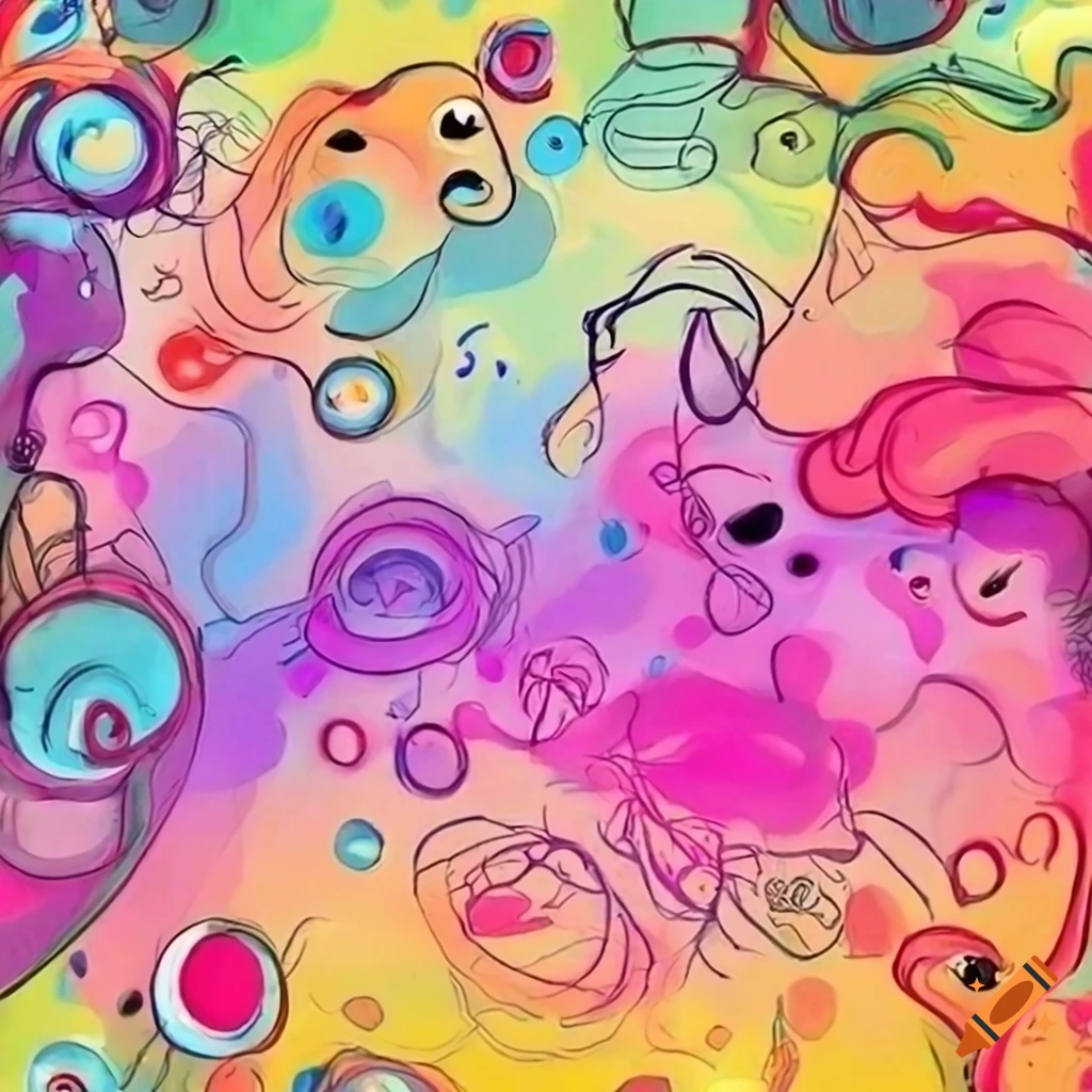 Scrapbook paper. cartoon