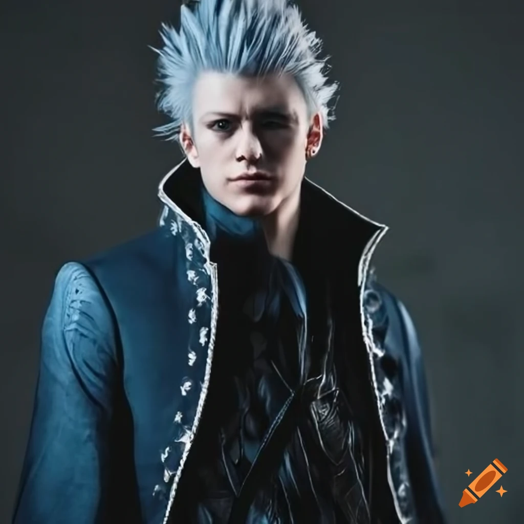 A portrait of vergil with sunglasses on Craiyon