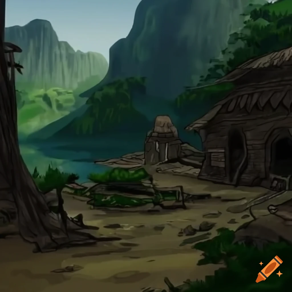 Unreal engine. anime image. sample from studio ghibli anime. describe a ...