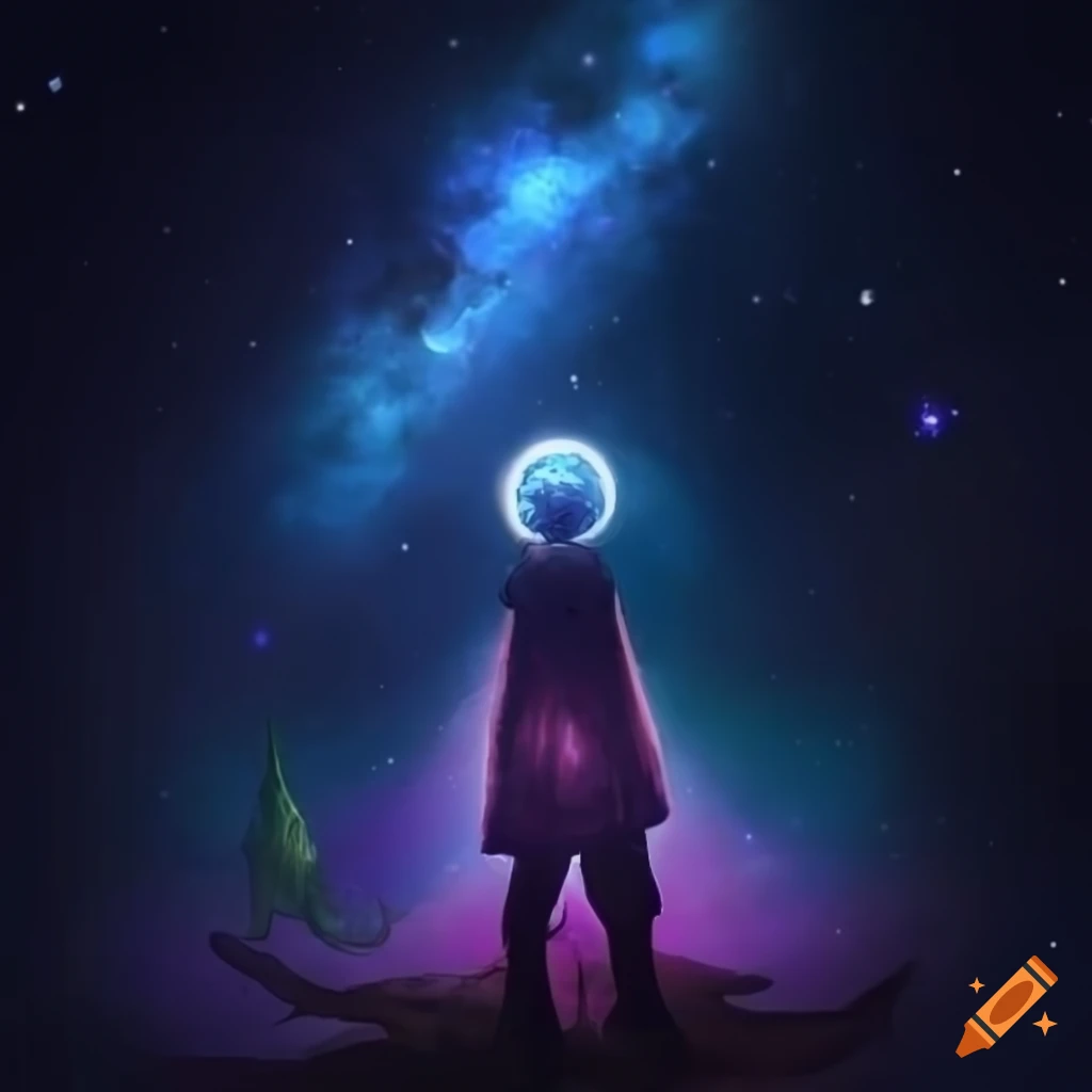 Star child on Craiyon