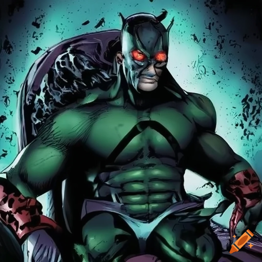 Failure depicted as comic villain on Craiyon