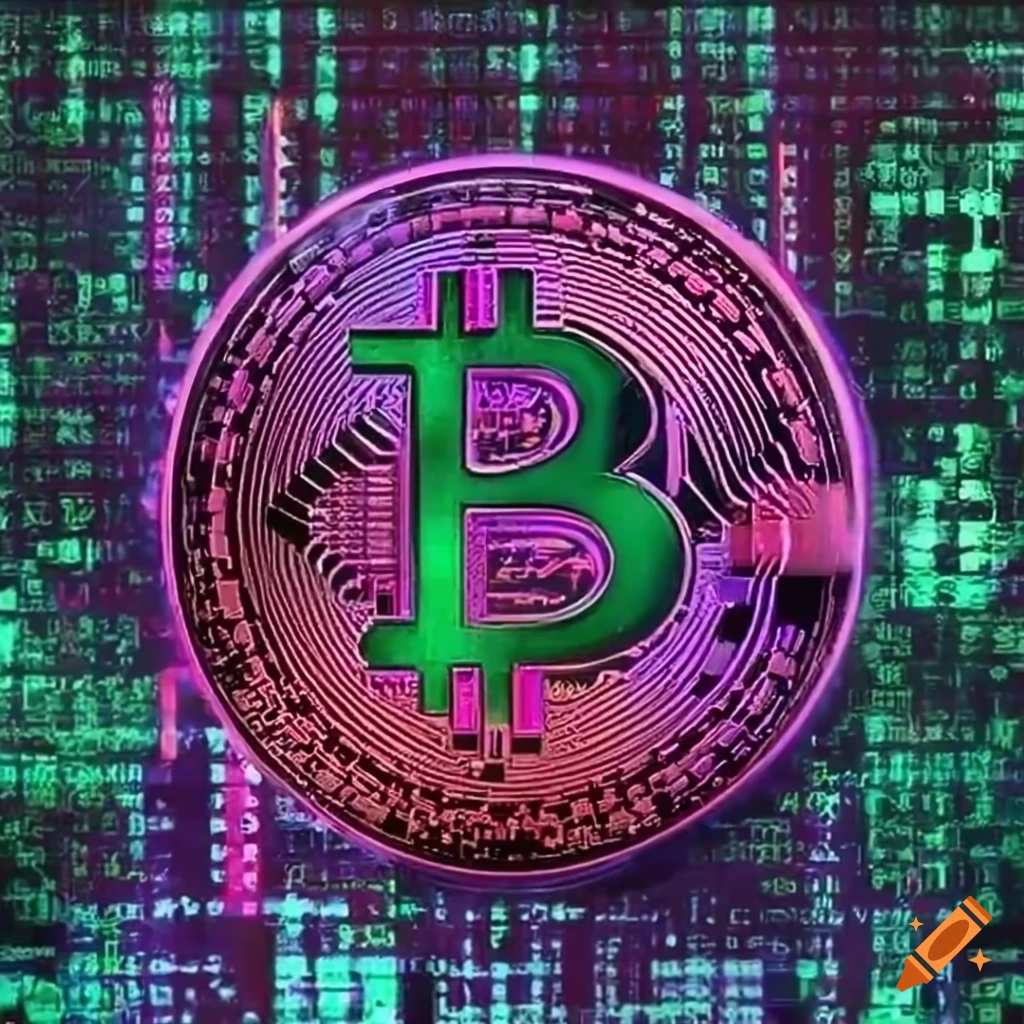 Bitcoin matrix on Craiyon