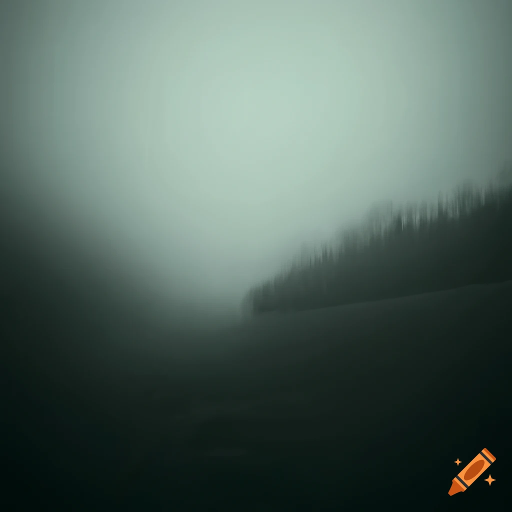 Gloomy landscape on Craiyon