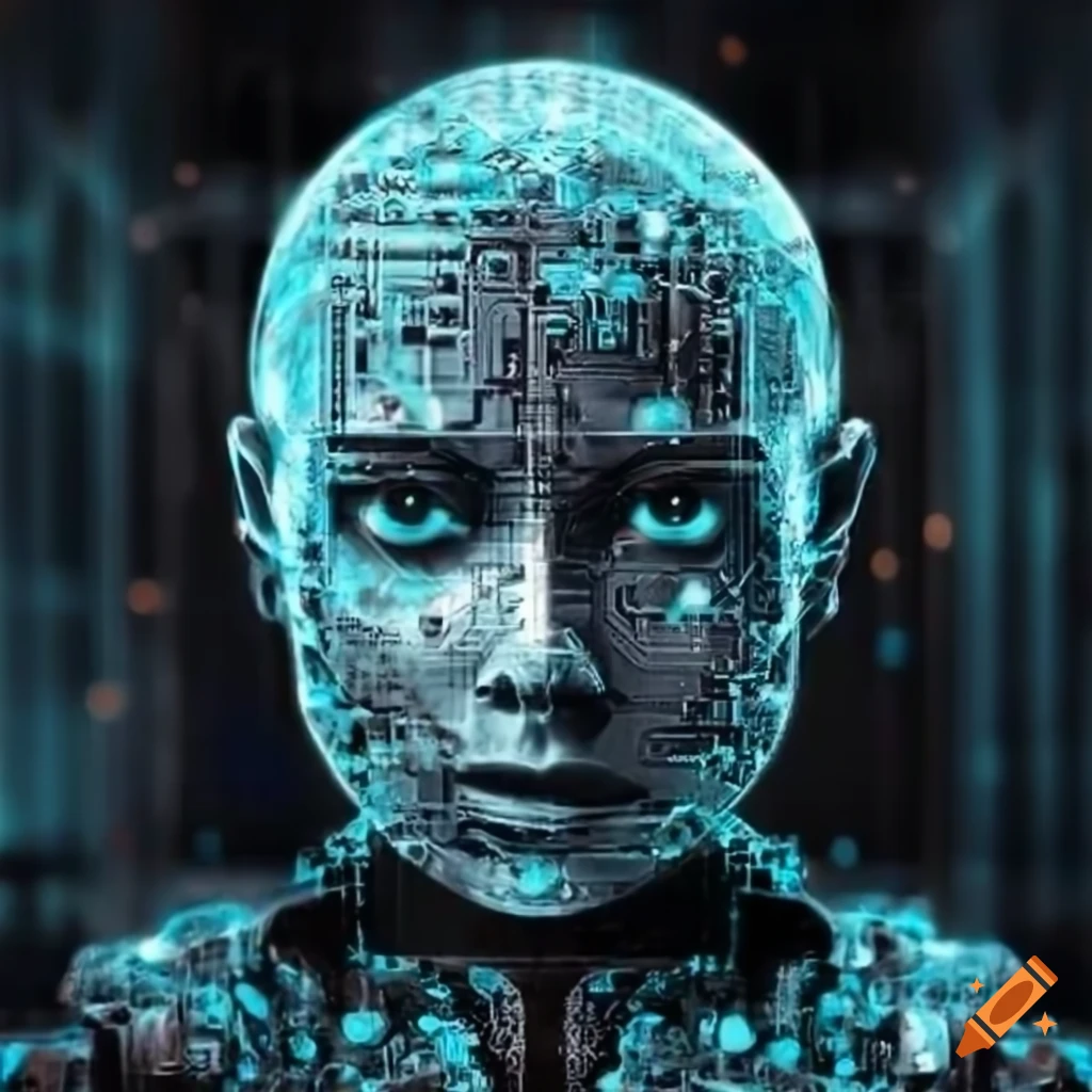 Create the photo of an artificial intelligence
