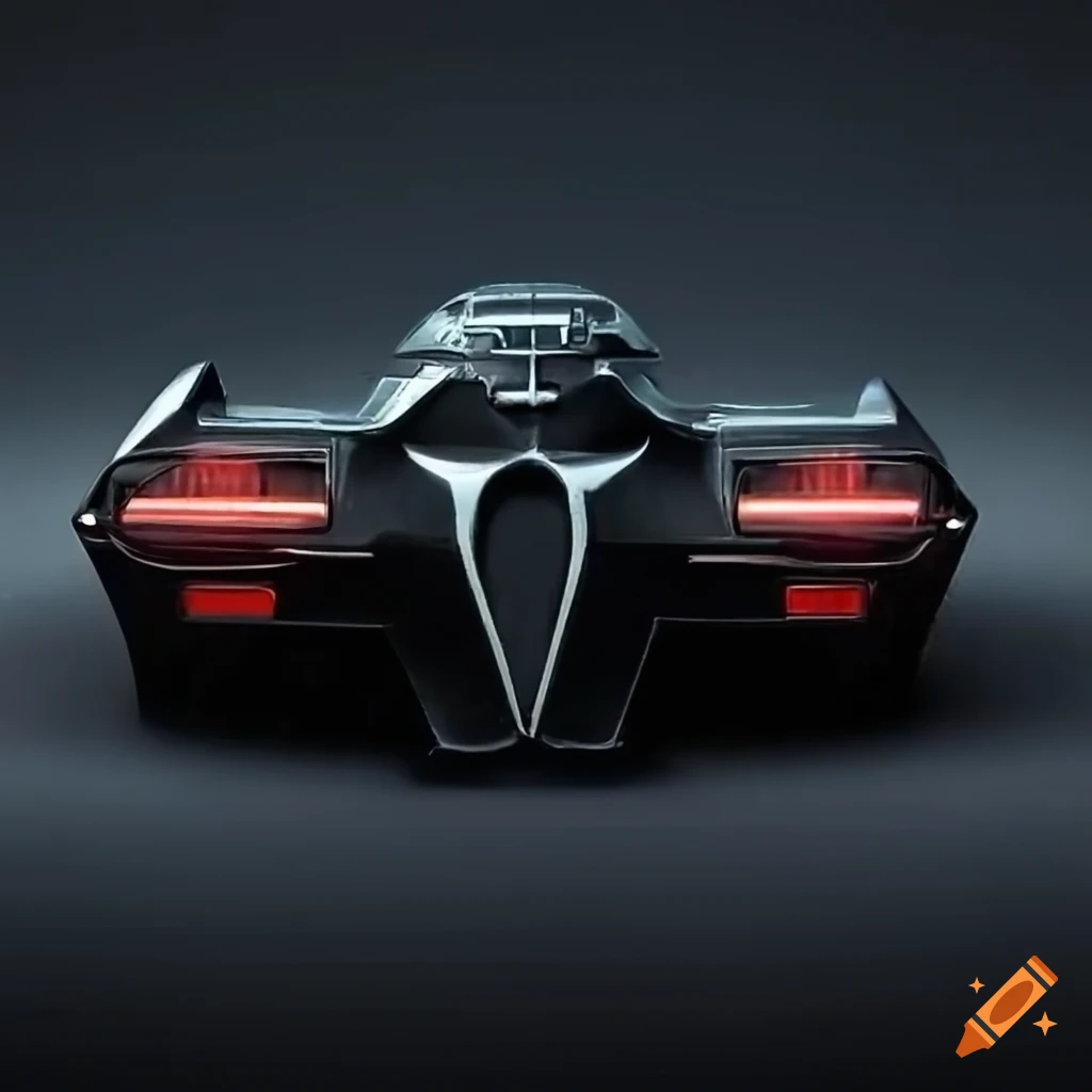 Black corvair batmobile on Craiyon