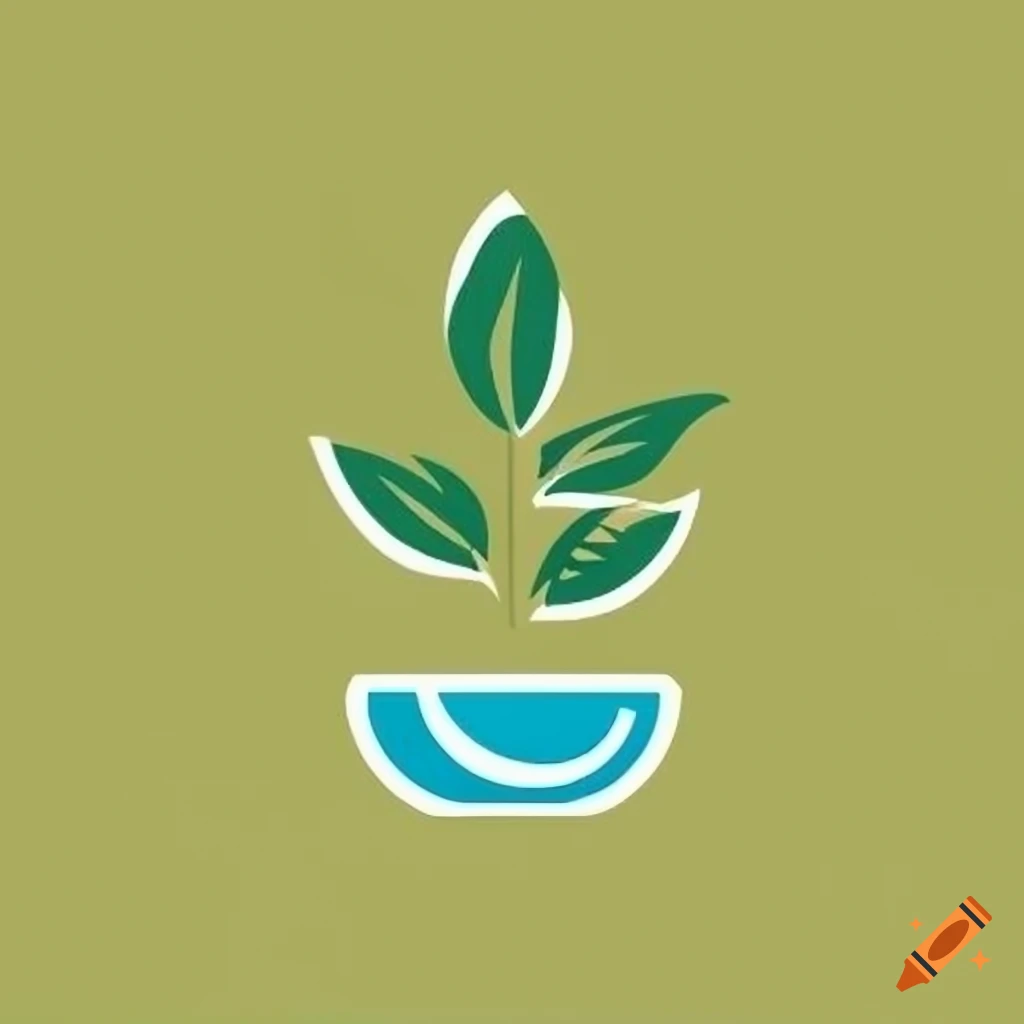 Plant corporation logo with simple style