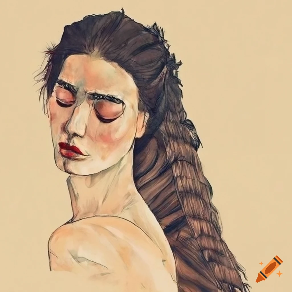 Beautiful Native American Girl Drawings