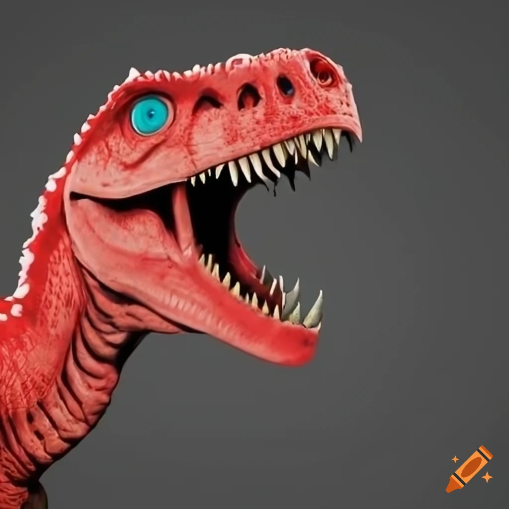Red dinosaur