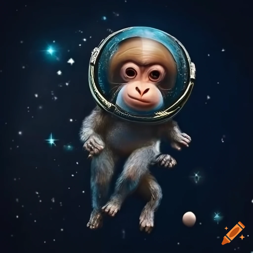 Monkey in space